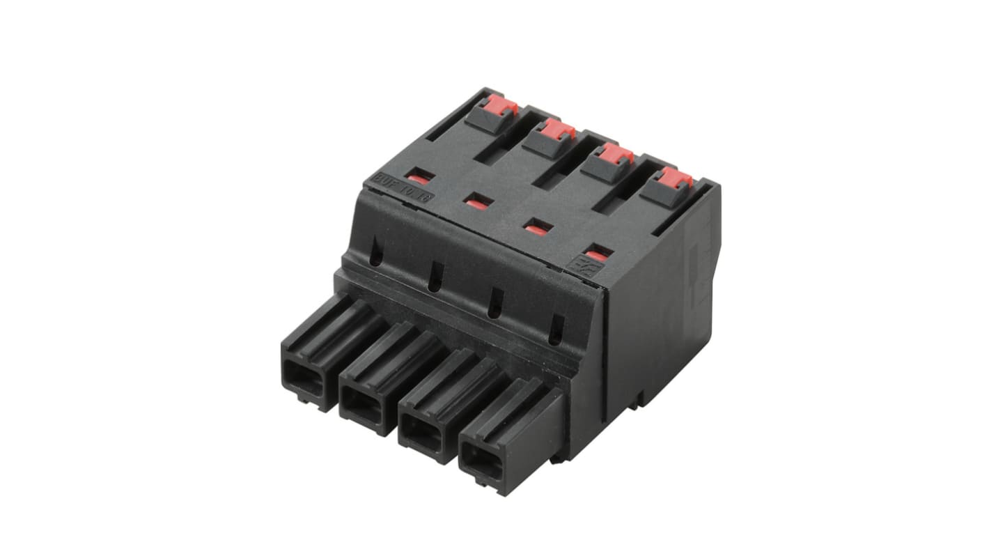 2493400000 | Weidmuller 10.16mm Pitch 3 Way Pluggable Terminal Block ...