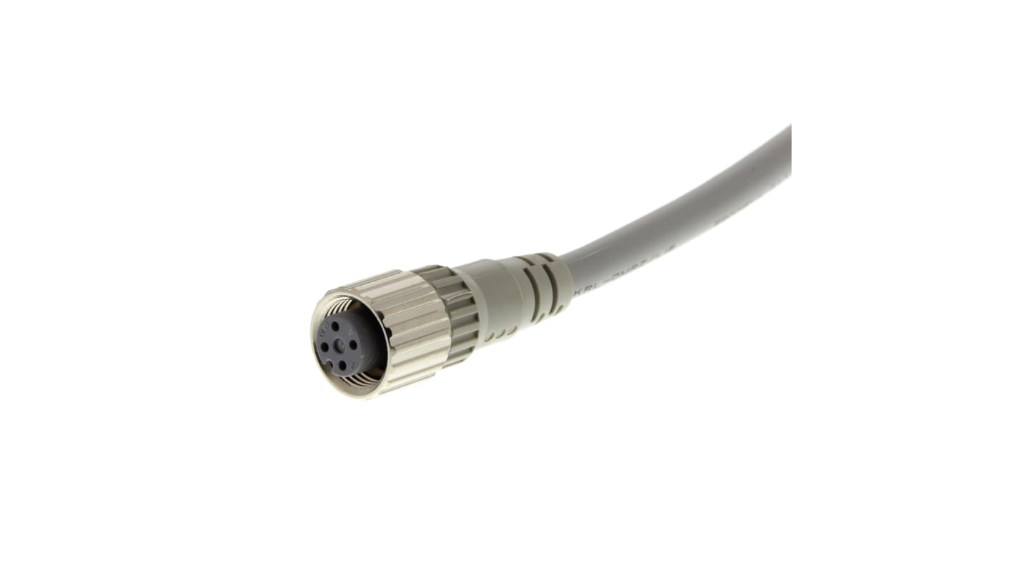 XS2F-D421-G80-F | Omron Straight Female 4 way M12 to Unterminated Sensor Actuator Cable, 5m | RS