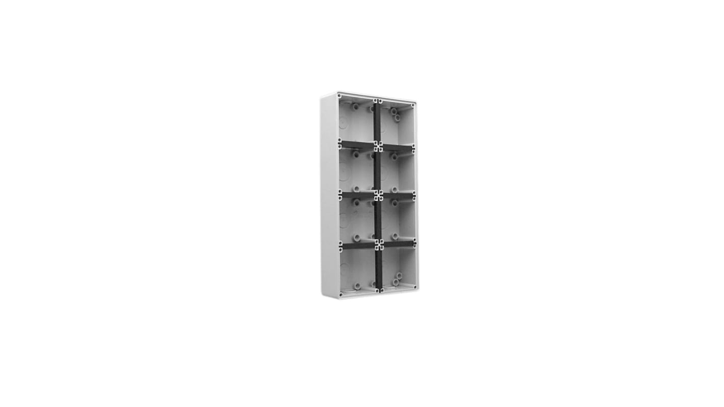 56E8-GY | Clipsal Electrical 56 Series Grey PVC Back Box, IP66, 8 Gangs ...