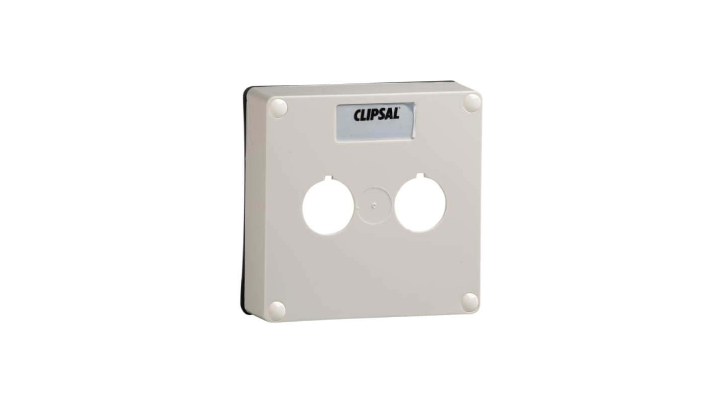 56L1/22/2-GY | Clipsal Electrical 56 Series Series Lid, 35mm H, 95mm W ...