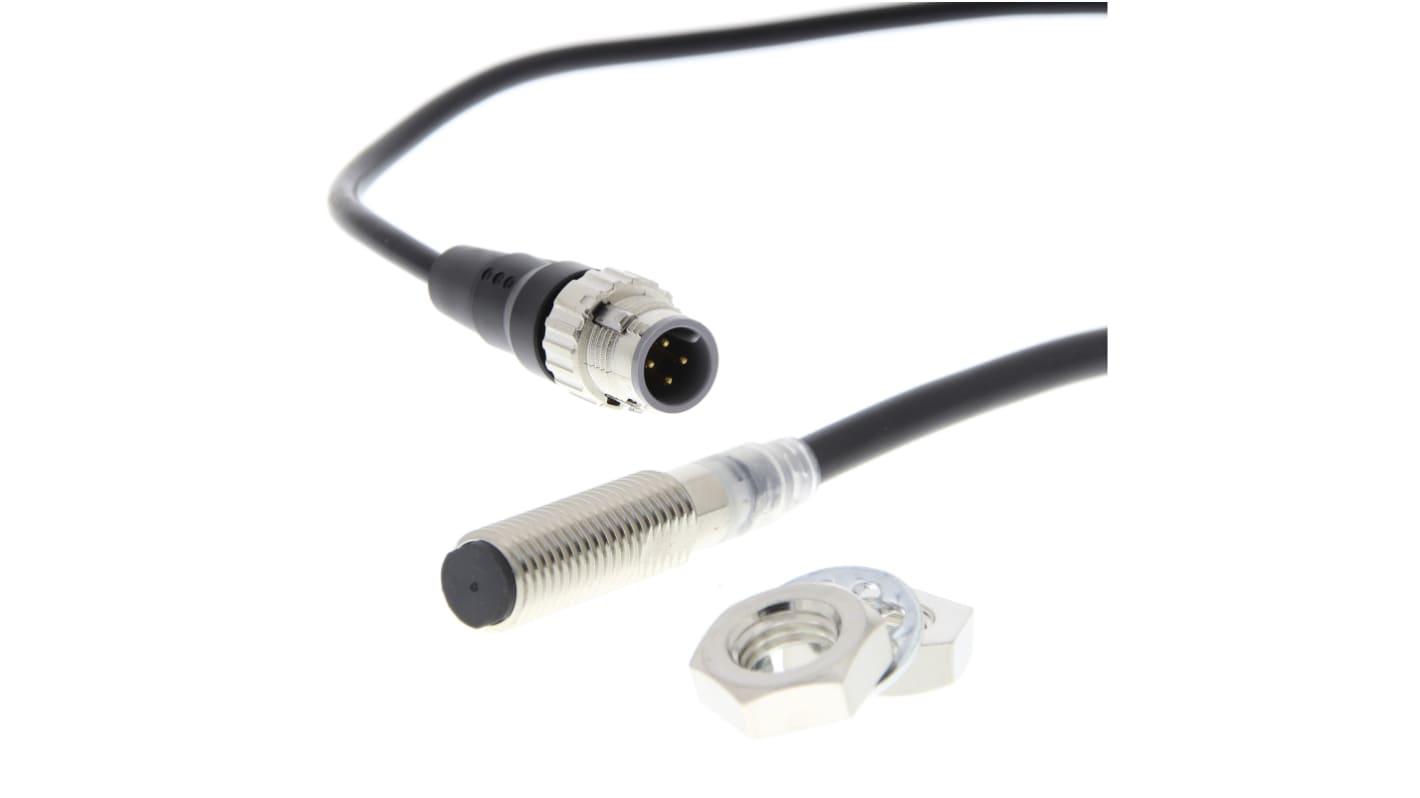 E2E-X4B1T8-M1TJ 0.3M | Omron Inductive Barrel-Style Proximity Sensor, M8 x 1, 4 mm Detection ...