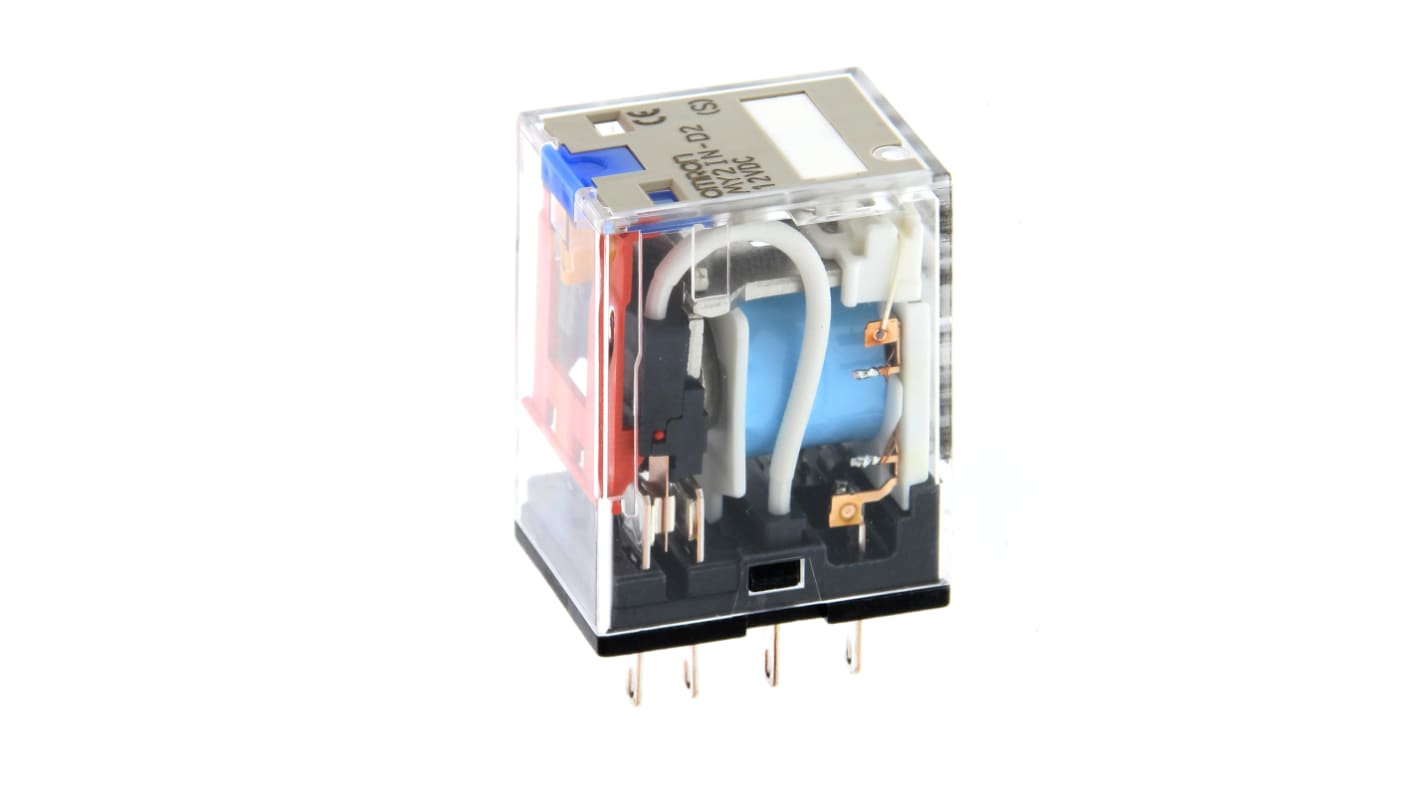 MY2IN DC100/110(S) | Omron Plug In Power Relay, 110V dc Coil, 7A ...