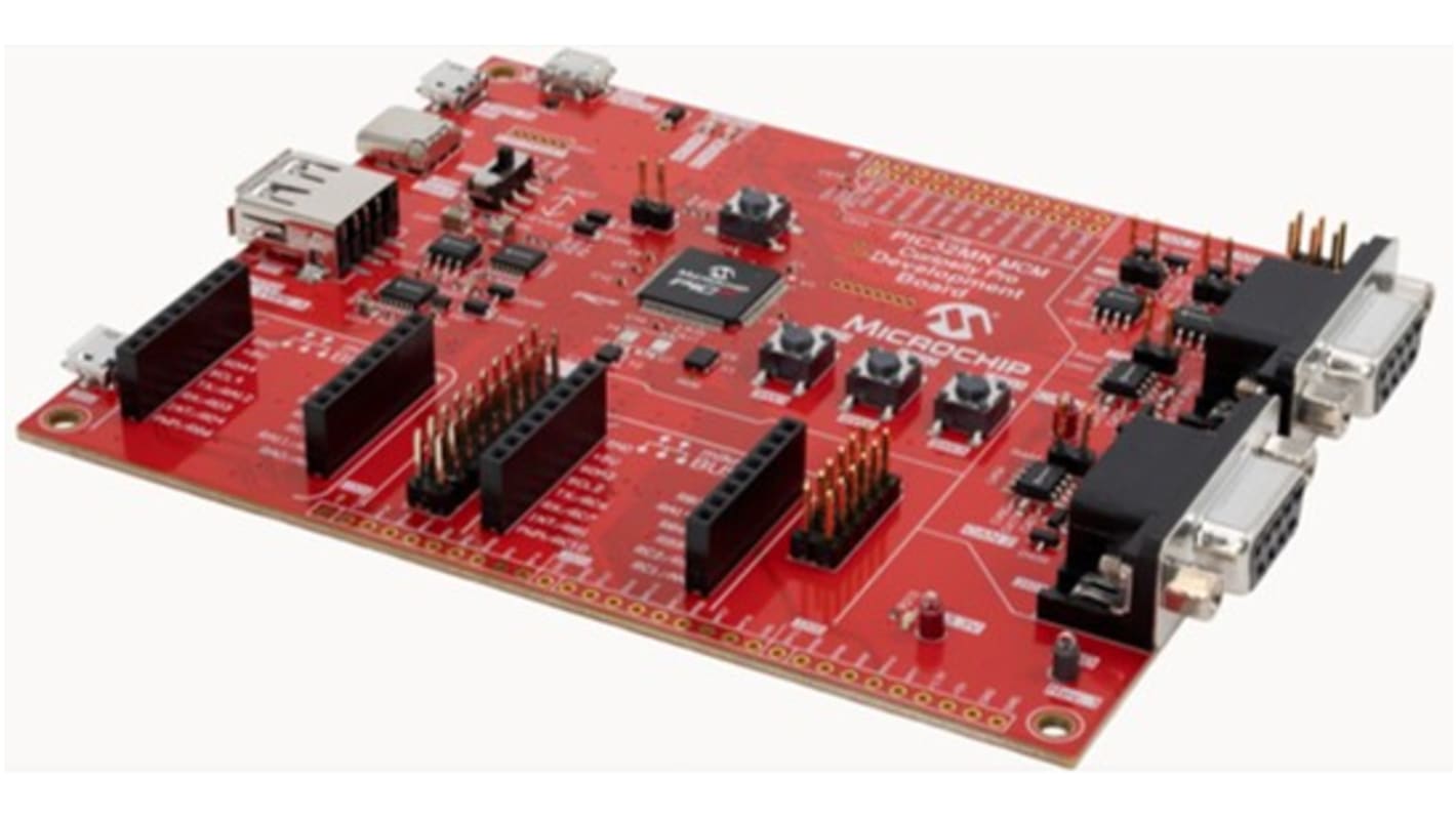 Microchip PIC32MK MCM Curiosity Pro Dual-USB development kit ...