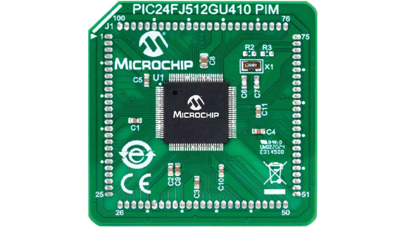 Microchip PIC24FJ512GU410 General Purpose Plug-in Module ...