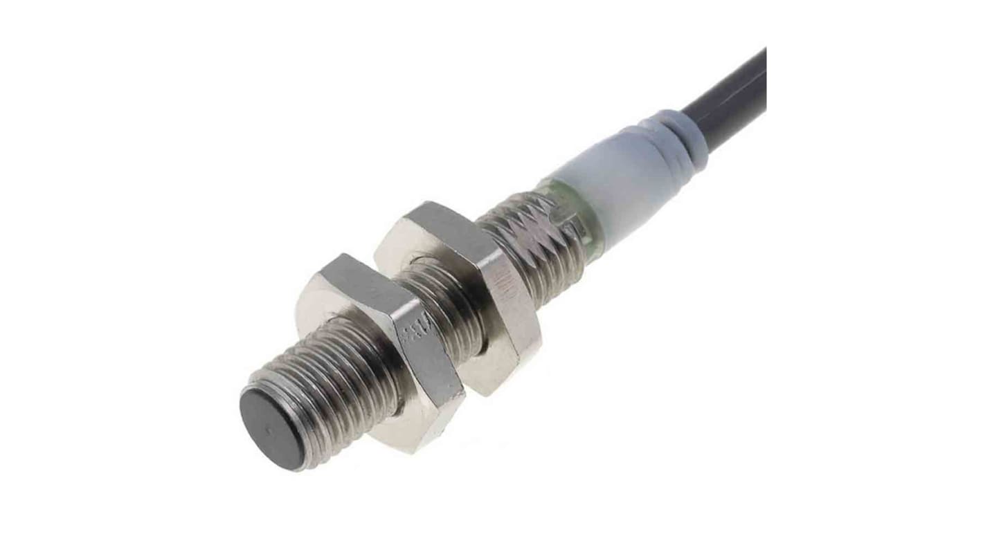 E2A-S08KS02-WP-B2 5M | Omron Inductive Barrel-Style Proximity Sensor, M8 x 1, 2 mm Detection ...