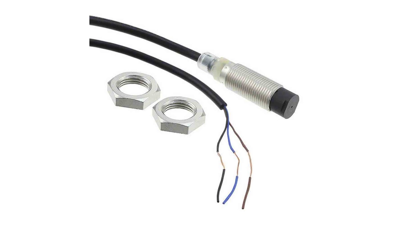 E2B-M12KN08-WP-B1 5M | Omron Inductive Barrel-Style Proximity Sensor, M12 x 1, 8 mm Detection ...