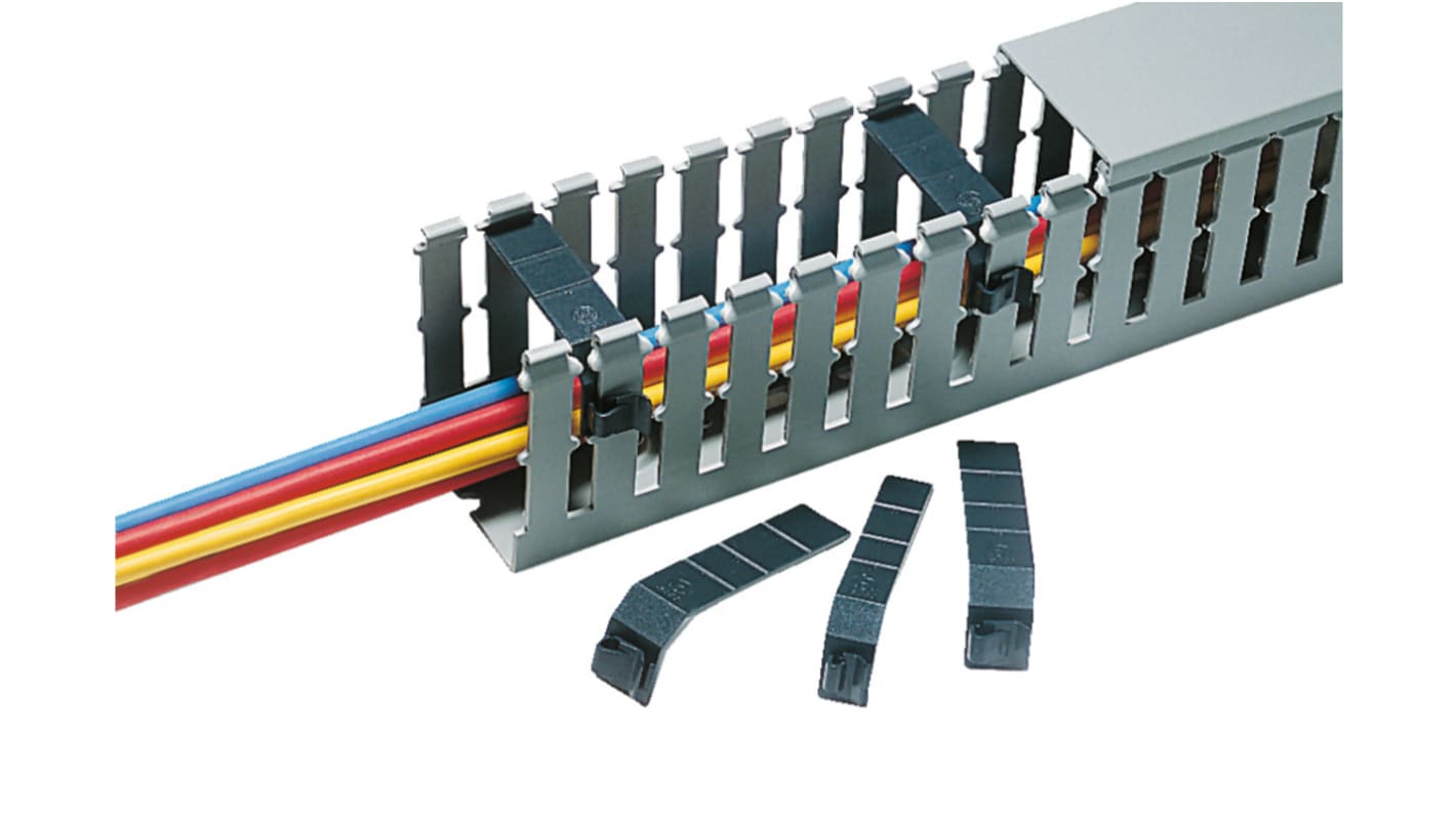 181-10010 | HellermannTyton Cable Trunking Clip, 100 x 100mm, 181 | RS