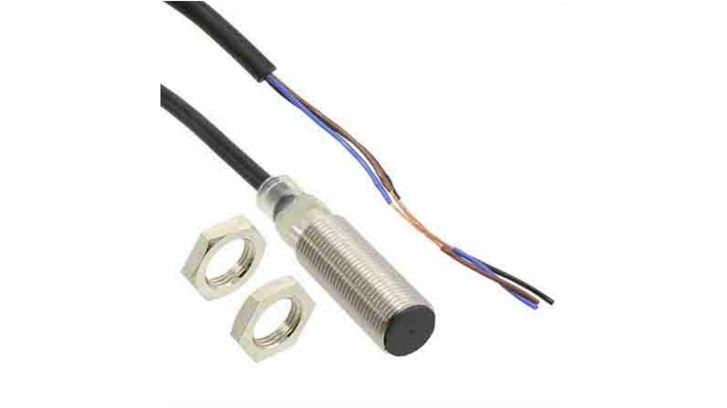 E2B-M12KS04-WP-B2 5M | Omron Inductive Barrel-Style Proximity Sensor, M12 x 1, 4 mm Detection ...
