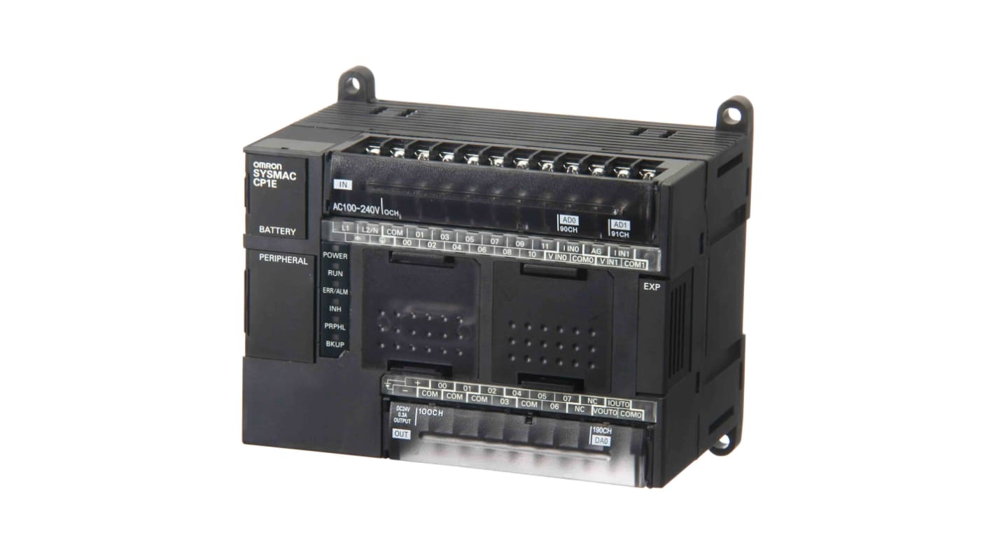 CP1E-NA20DR-A | Omron CP1E PLC CPU, 4 Outputs, For Use With CP1E ...
