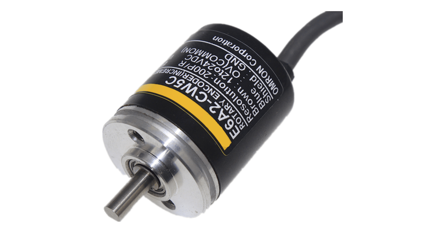 E6A2-CWZ5C 200P/R 0.5M | Omron Incremental Incremental Encoder, 200 ppr ...