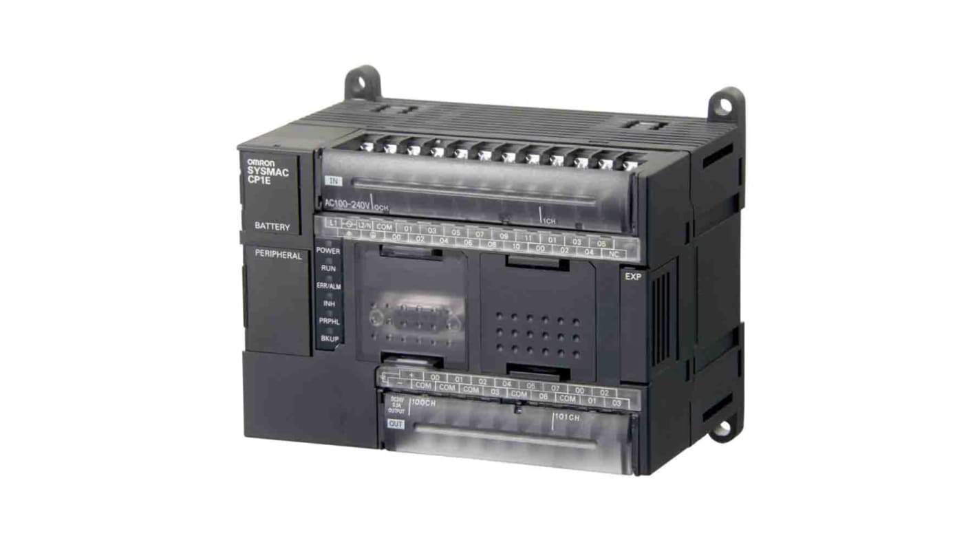 CP1E-N30DT-D | Omron CP1E Series PLC CPU for Use with CP Series, 18 ...