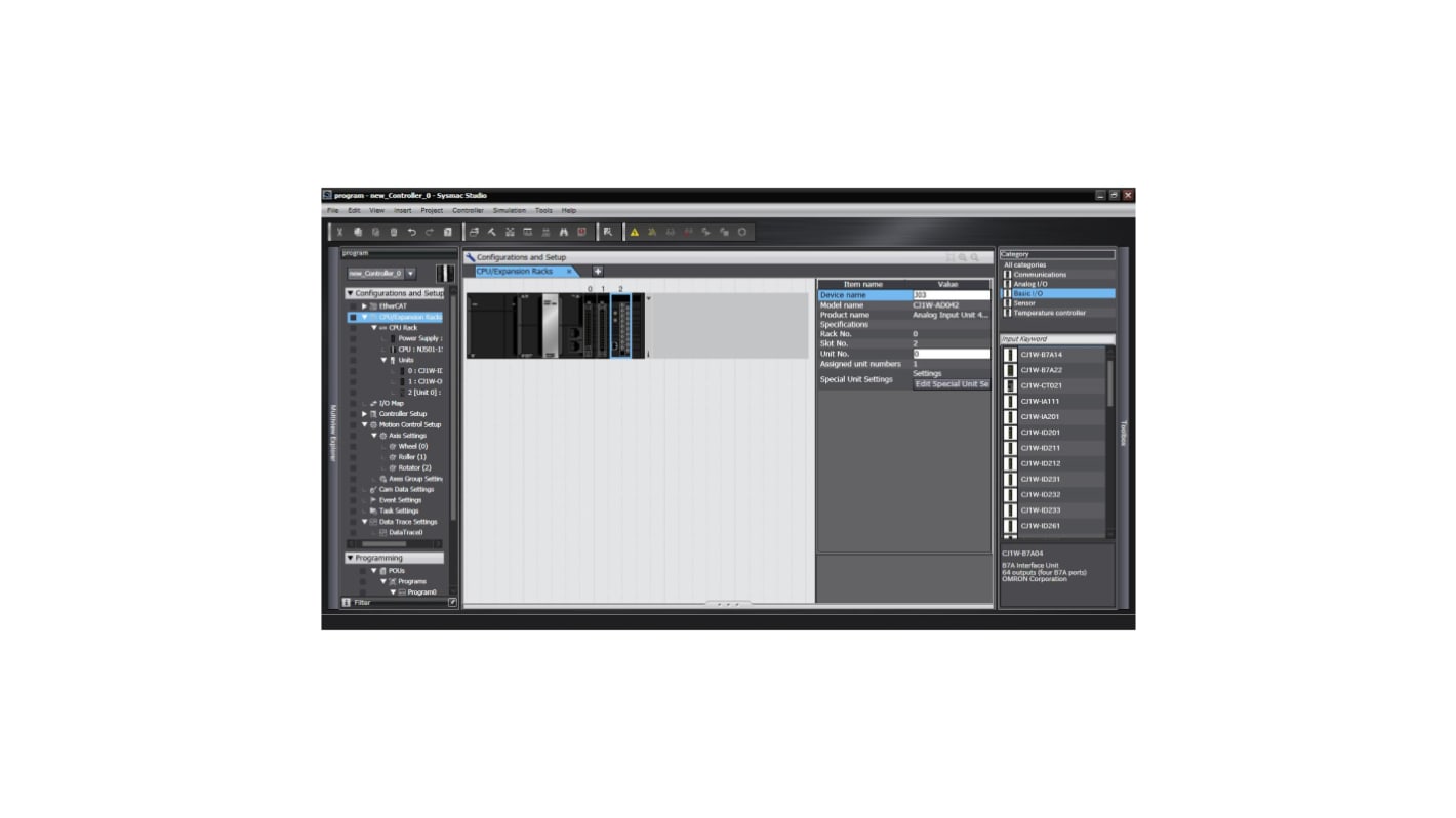 SYSMAC-DE001L | Omron Sysmac Studio Drive Edition Programming Software ...