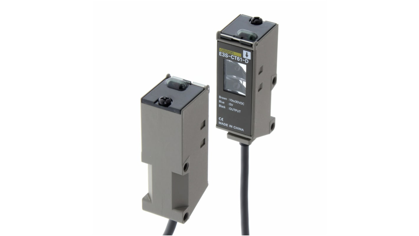 E3S-CT61 5M | Omron Through Beam Photoelectric Sensor, Block Sensor, 30 m Detection Range | RS