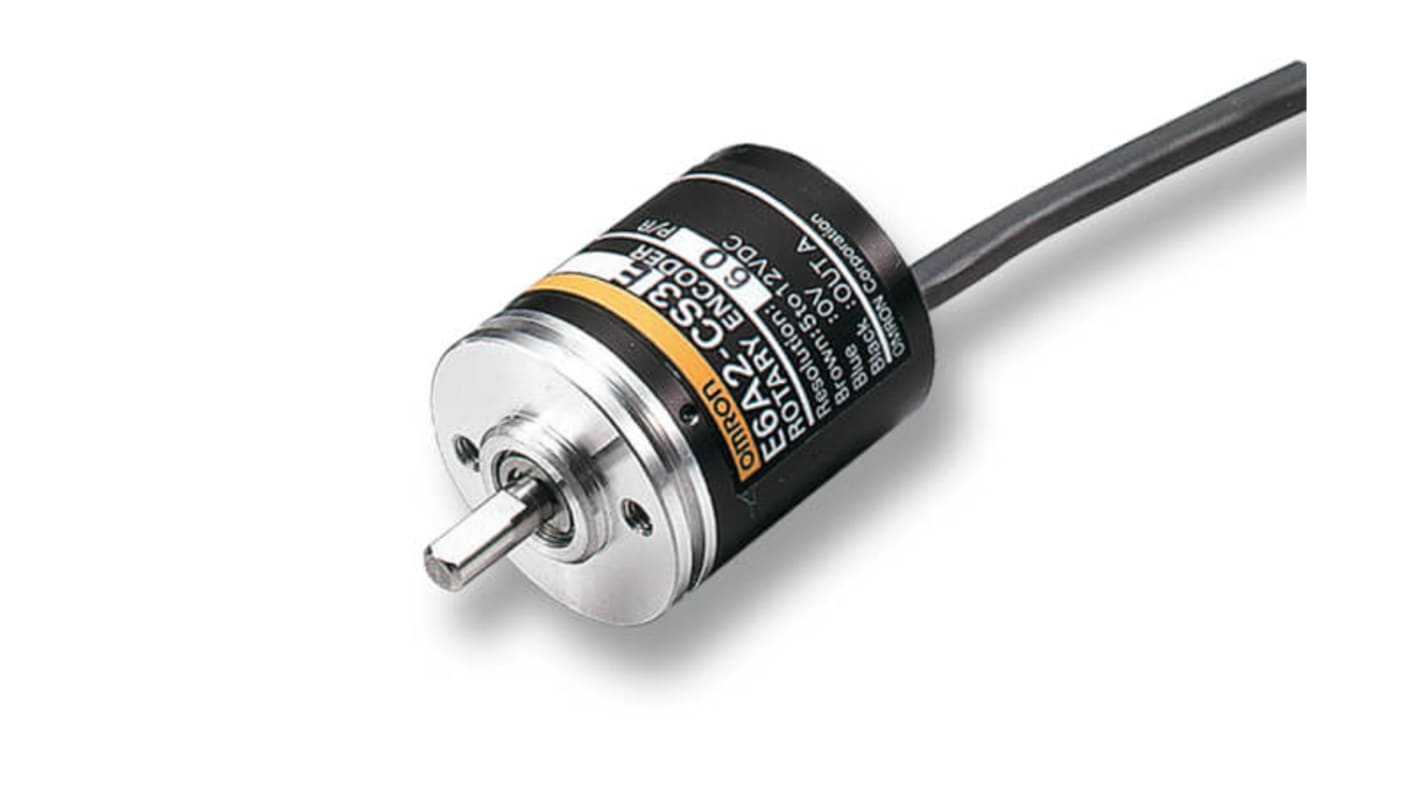 E6A2-CW5C 200P/R 0.5M | Omron Incremental Incremental Encoder, 200 ppr ...
