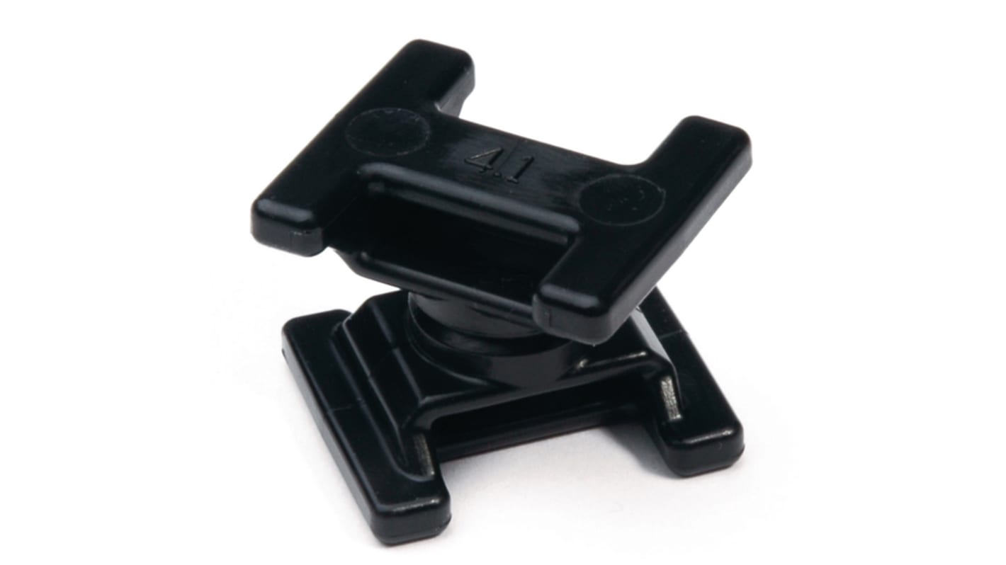 151-00644 | HellermannTyton Black Nylon Adjustable Clip, 76mm Max ...