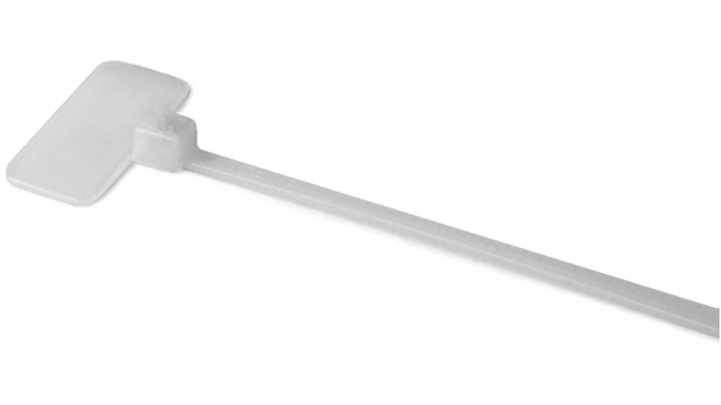 111-81919 | Bridas HellermannTyton IT18FL de Poliamida 6,6 (PA66), 110mm x 20,5 mm, Reutilizable ...