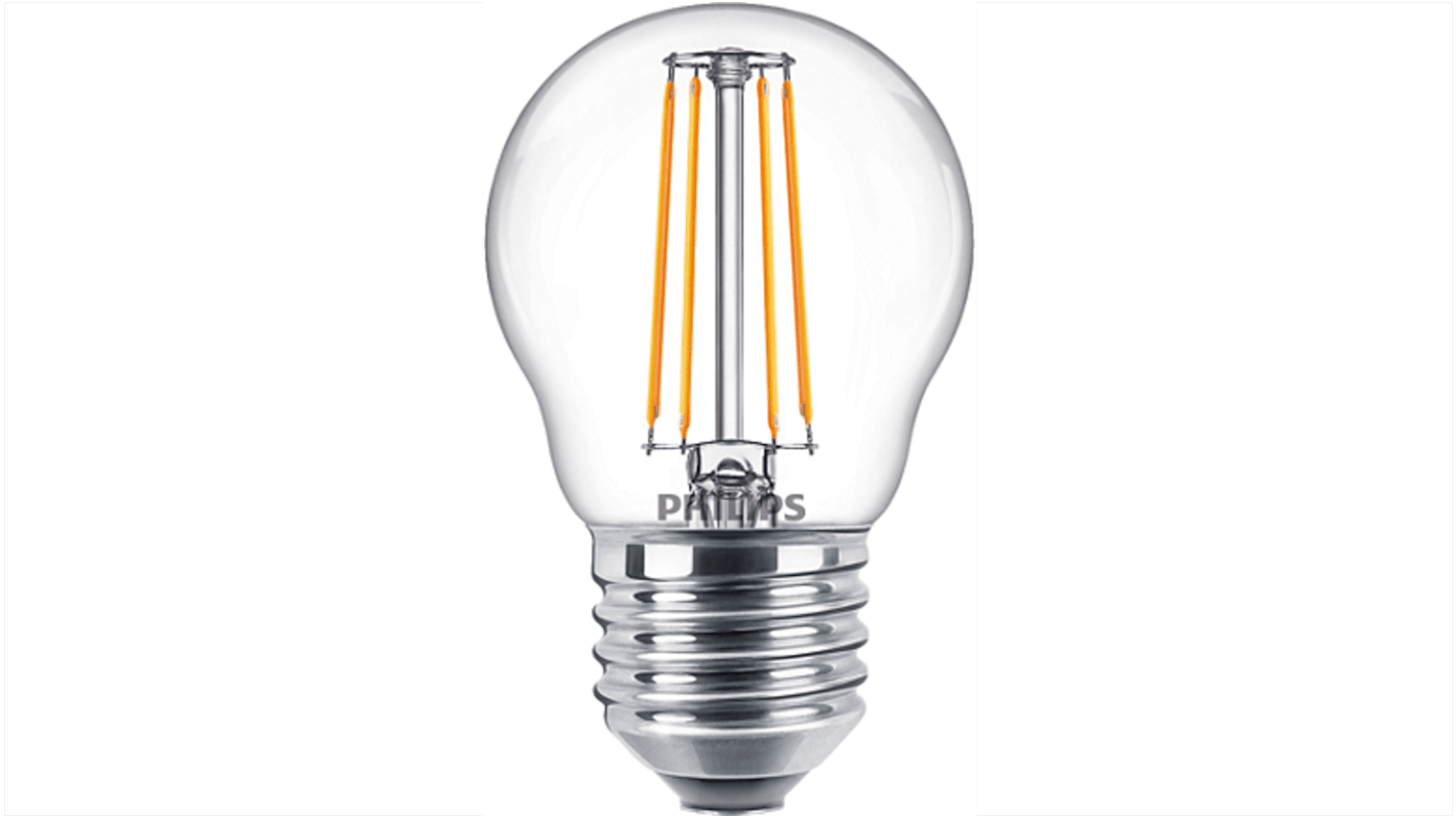929002391402 | Philips E27 GLS LED Bulb 4.5 W(40W), 2700K, Warm White | RS