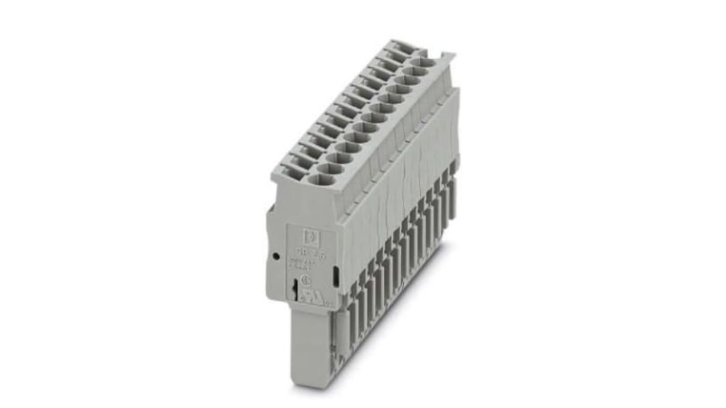 3040384 | Phoenix Contact Pluggable Terminal Block, Plug | RS
