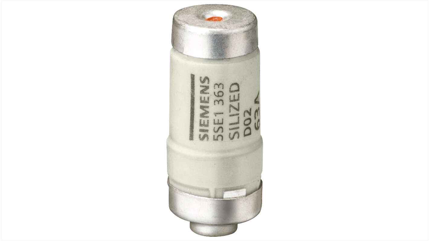 5SE1363 | Siemens 63A D02 Neozed Fuse, gR, 400V | RS