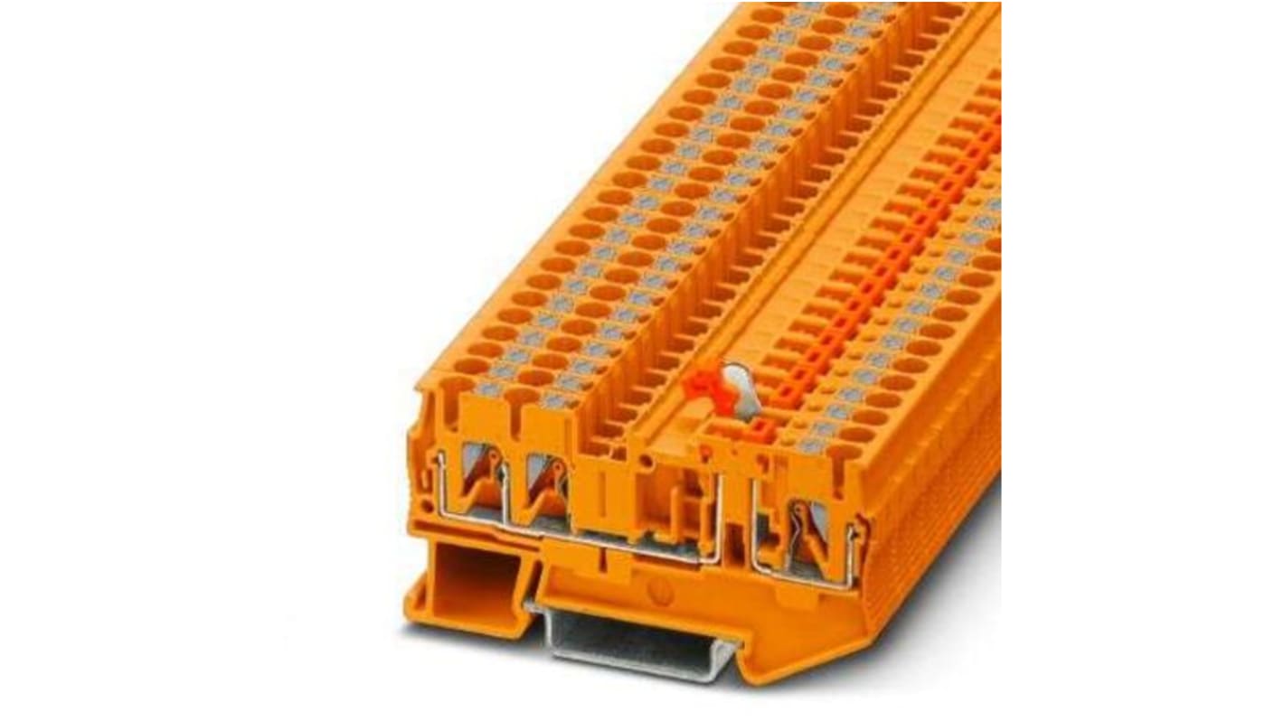 3210171 | Phoenix Contact PT 2 Series Orange Component Terminal Block ...