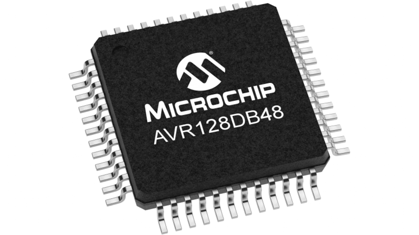 Microchip AVR128DB48-I/6LX Microcontroller, AVR DB, 24MHz, 128 kB Flash, 48-Pin VQFN | RS
