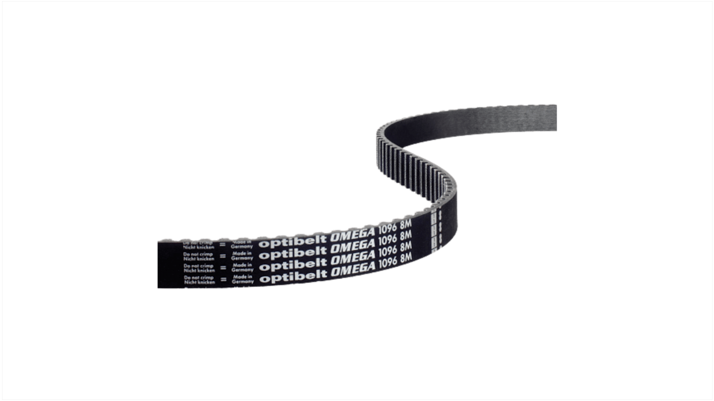 OPTIBELT 1304 8M 85 Timing Belt, 163 Teeth, 1304mm Length, 85mm Width | RS