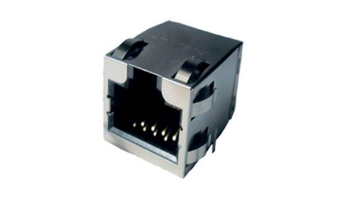 RJE1A1885411 | Amphenol RJE1A Series Female RJ45 Connector, PCB Mount ...
