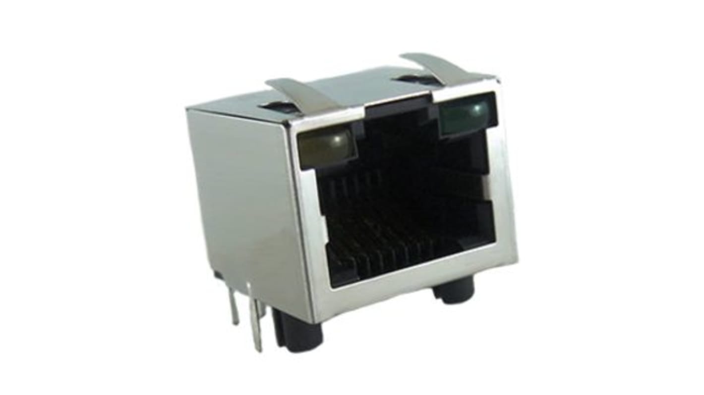 RJHSE5180 | Amphenol RJHSE Series Female RJ45 Connector, PCB Mount | RS