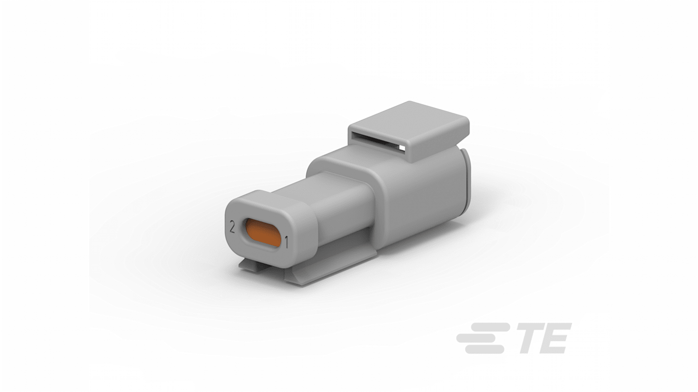 DTM04-2P-P006 | TE Connectivity, DTM Automotive Connector Plug 2 Way | RS