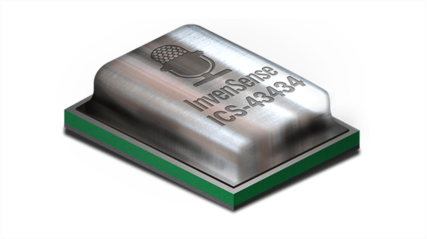 ICS-43434 | InvenSense, Surface Mount Microphone Condenser -26dB | RS
