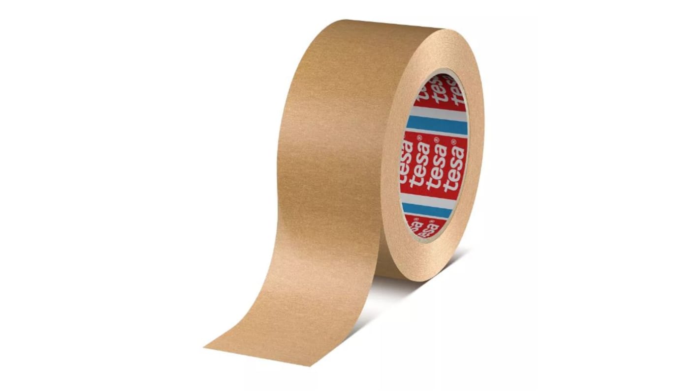 Tesa 4713 chamois 50mx50mm | Tesa 4713 Brown Packing Tape, 50m x 50mm | RS