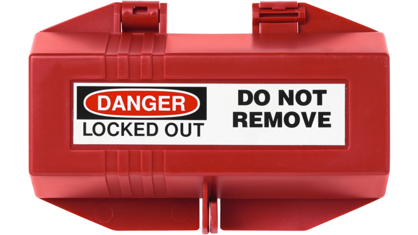 P550 | ABUS Red 1-Lock Polypropylene Industrial Plug Lock Out, 9mm ...