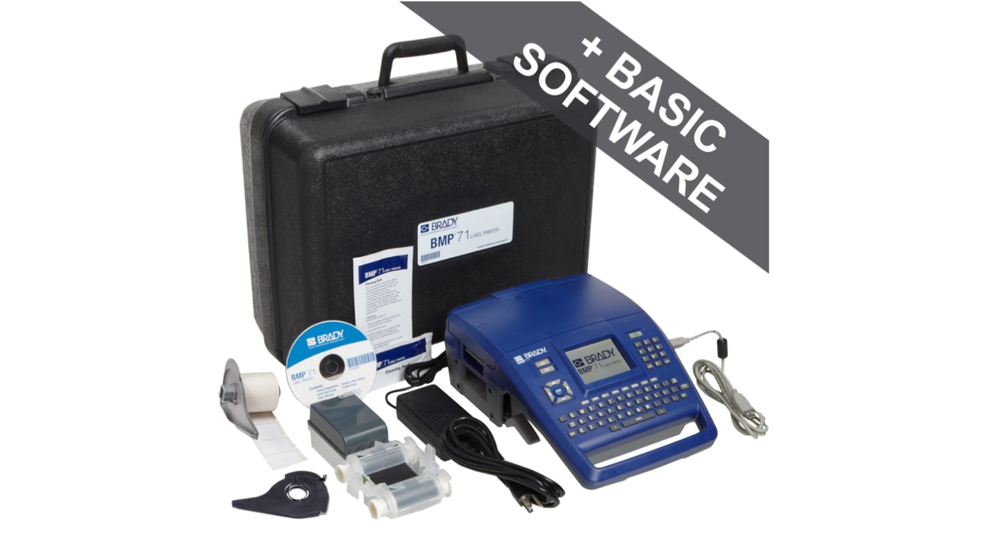 BMP71-AZERTY-EU | Brady BMP71 Handheld Label Printer, 50.8mm Max Label ...