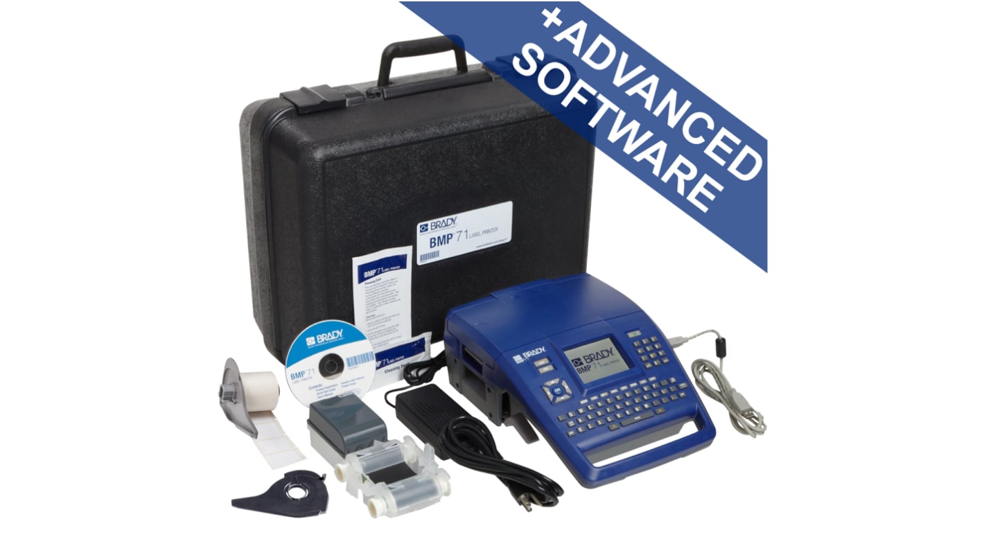 BMP71-QY-EU-PWID | Brady BMP71 Handheld Label Printer, 50.8mm Max Label ...