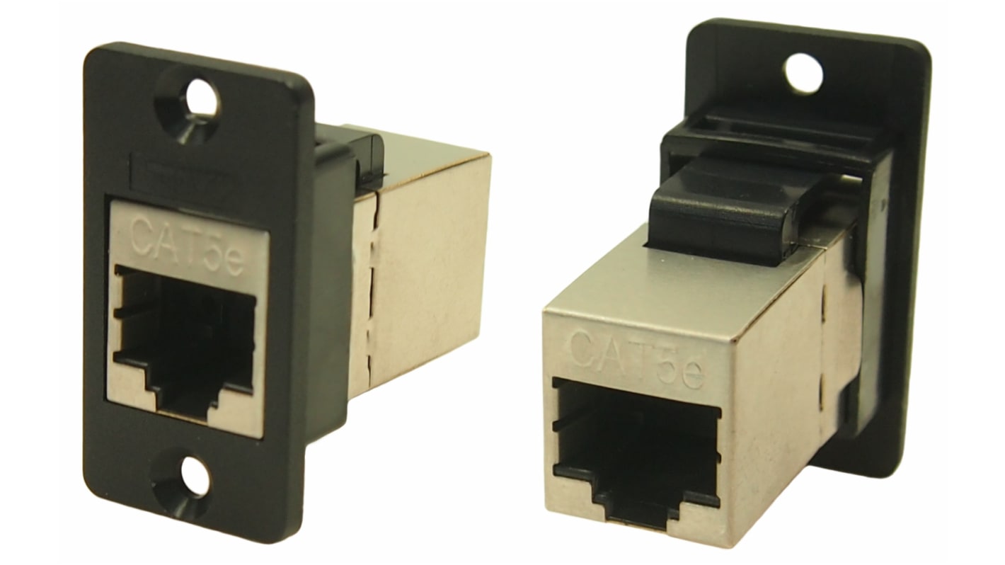 RS PRO Female RJ45 Connector, Panel Mount, Cat5e | RS