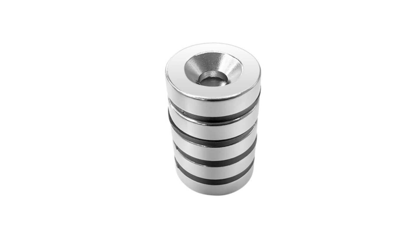 RS PRO Neodymium Magnet 8.3kg, Width 20mm | RS