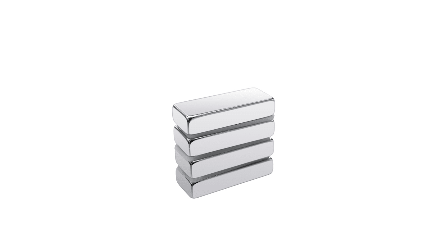 RS PRO Neodymium Magnet 5.63kg, Length 25mm, Width 10mm | RS