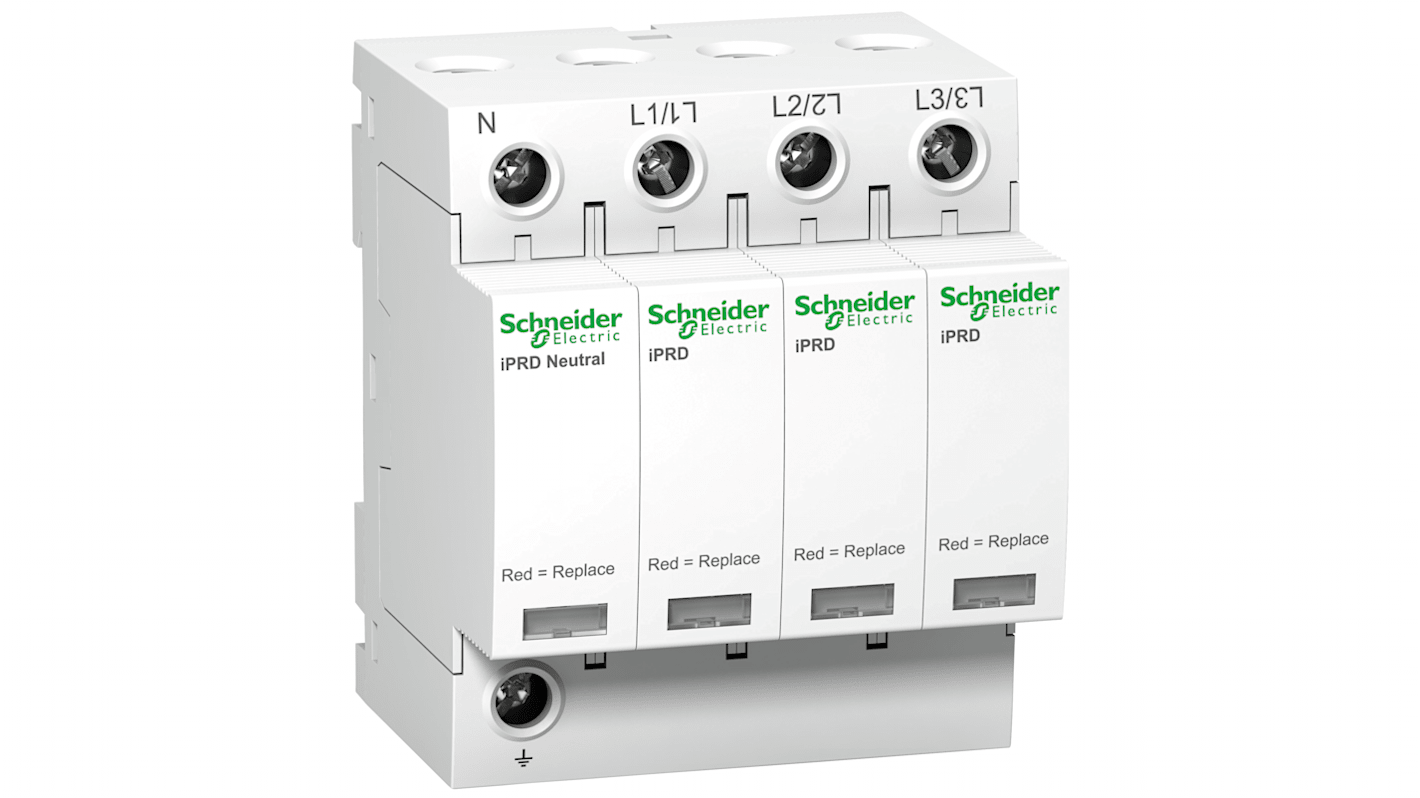 A9L65601 | Schneider Electric Surge Protector, 20kA, DIN Rail Mount | RS