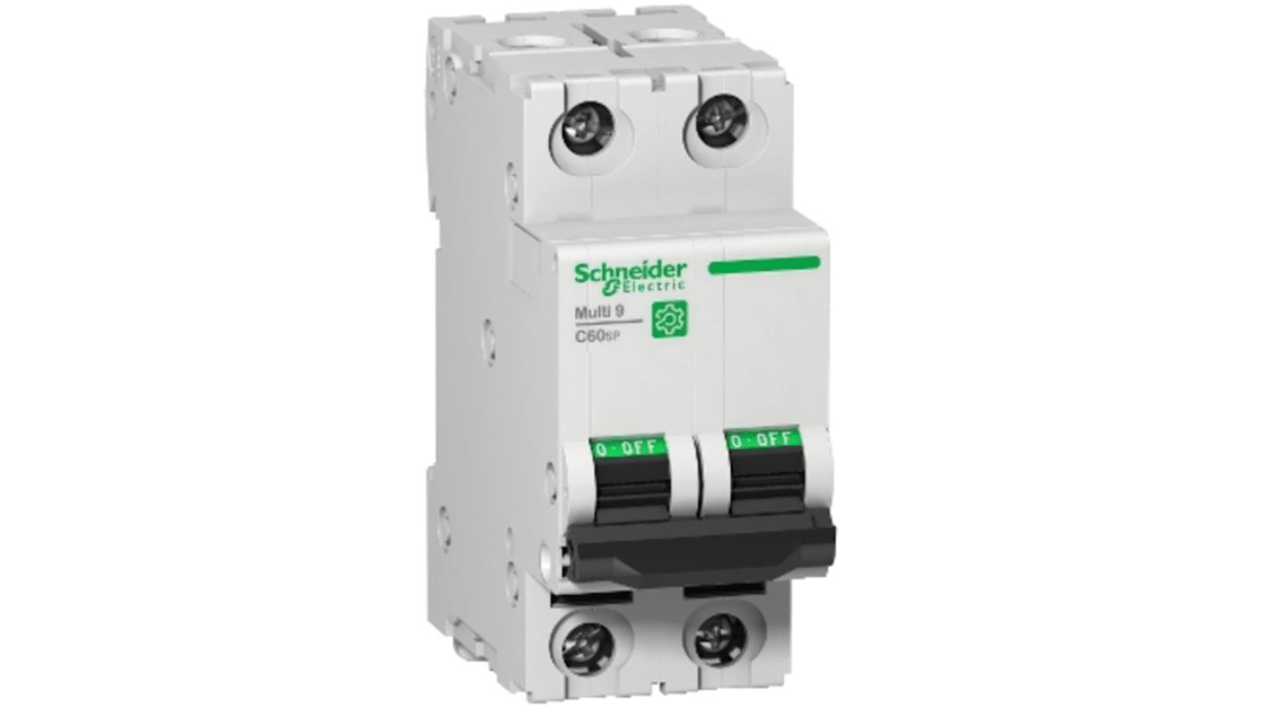 M9F22205 | Schneider Electric Multi 9 MCB, 2P, 5A Curve C, 10 kA ...