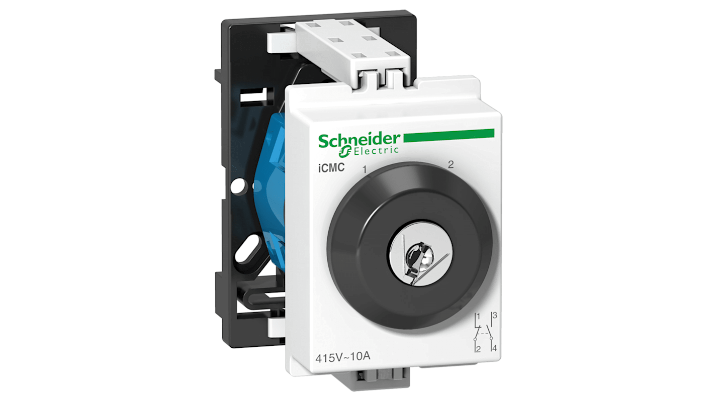 A9E15123 | Interrupteur à clé Schneider Electric, 2 positions , 1RT ...
