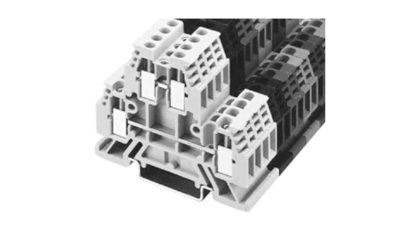 1492-WD4 | Rockwell Automation 1492-W Series Grey Feed Through Terminal ...