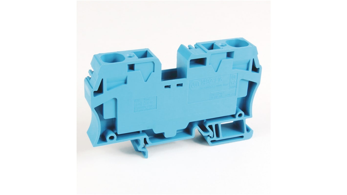 1492-L16D | Rockwell Automation 1492 Series Grey DIN Rail Terminal ...