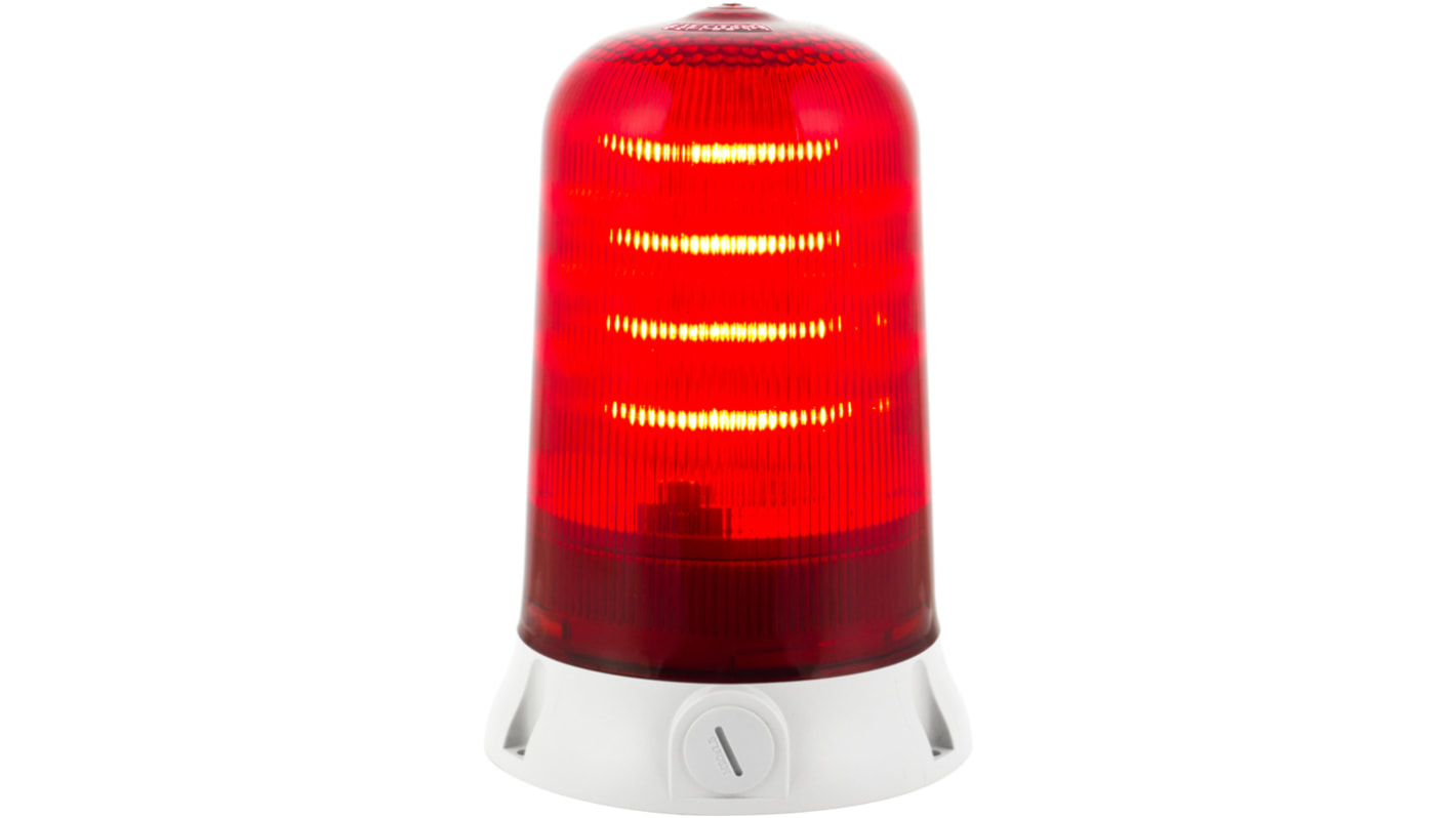 RS PRO Red Multiple Effect Beacon, 90 → 240 V, Base Mount, LED Bulb ...
