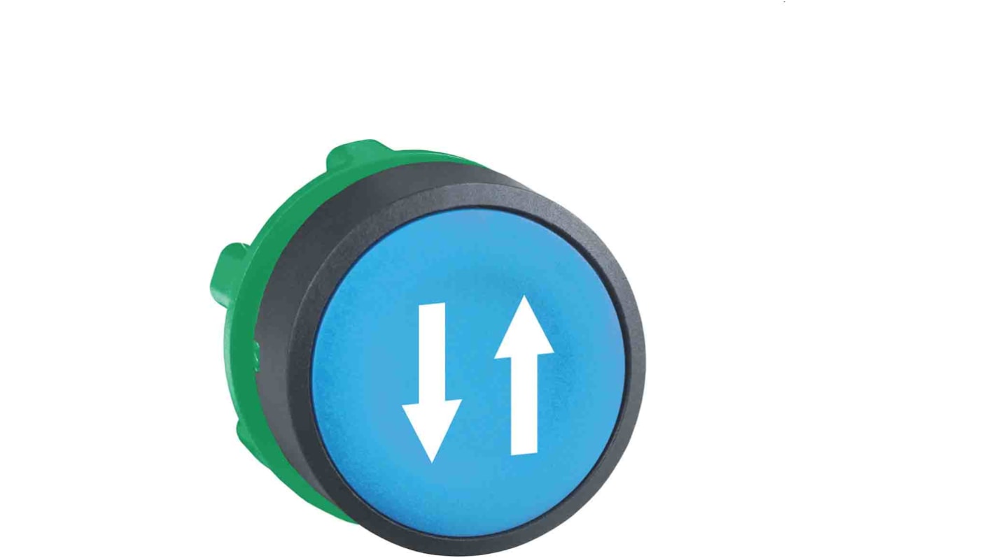 ZB5AA650 | Schneider Electric ZB5 Series Blue Spring Return Push Button ...