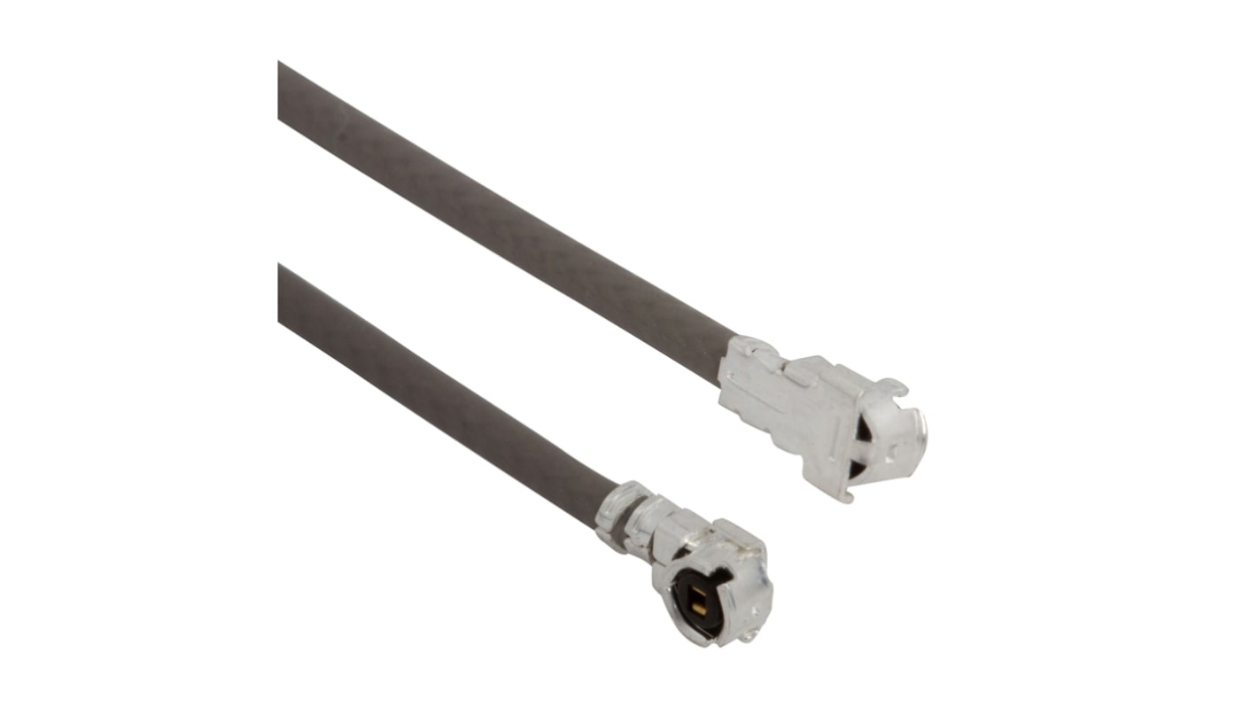 A-1PA-132-100B2 | Amphenol RF Male AMC to Male AMC Coaxial Cable, 100mm ...