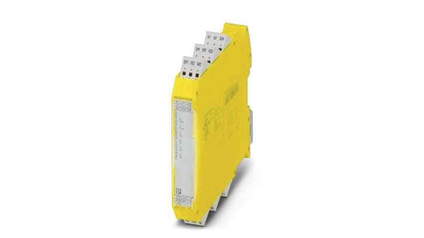 1087569 | Phoenix Contact Single/Dual-Channel Safety Relay, 24V, 2 ...