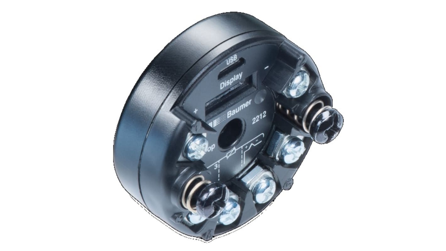 2212-0002.0 | Baumer Temperature Transmitter PT100 Input, 7 → 40 V | RS