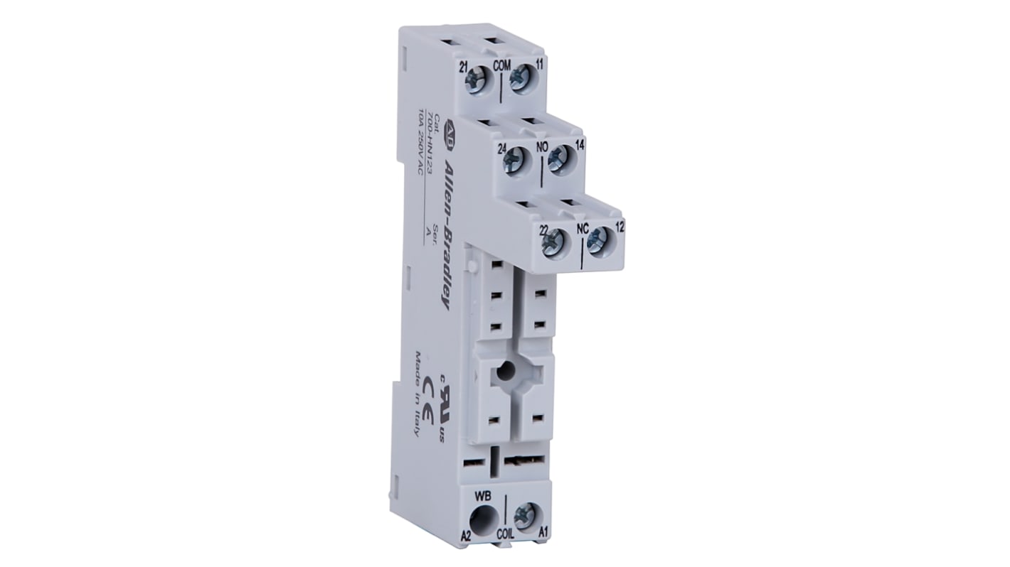 700-HN123 | Rockwell Automation 700-HN 8 Pin 300V DIN Rail, Panel Mount ...