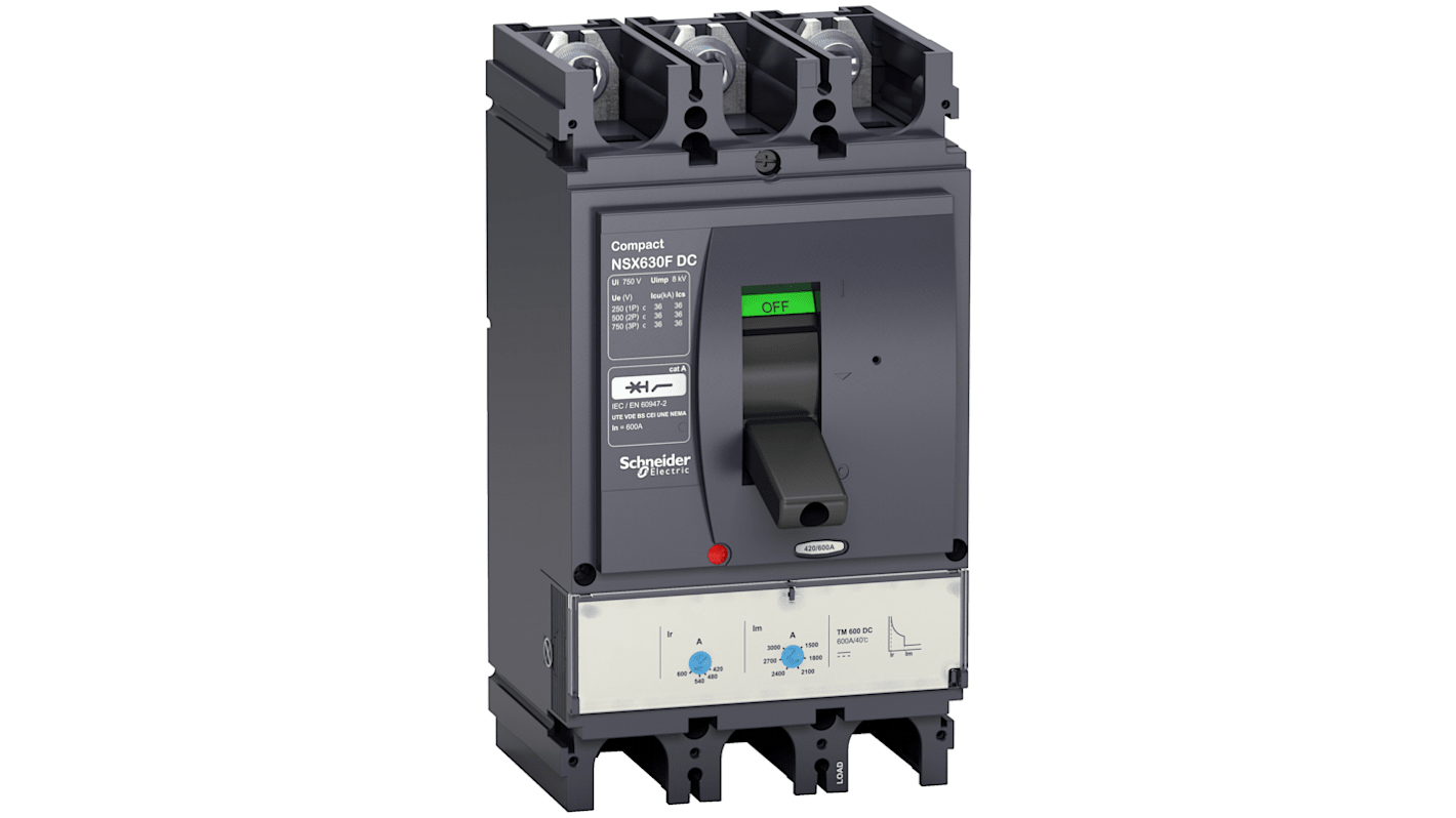 LV438265 | Schneider Electric, ComPact MCCB Molded Case Circuit Breaker 3P 250A, Fixed Mount | RS
