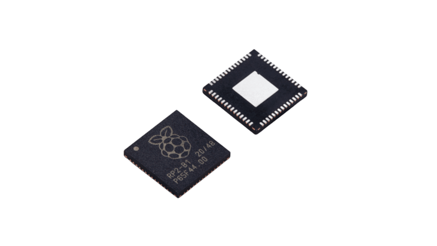 Raspberry Pi RP2040, 32bit ARM Cortex M0+ Microcontroller, ARM, 133MHz ...